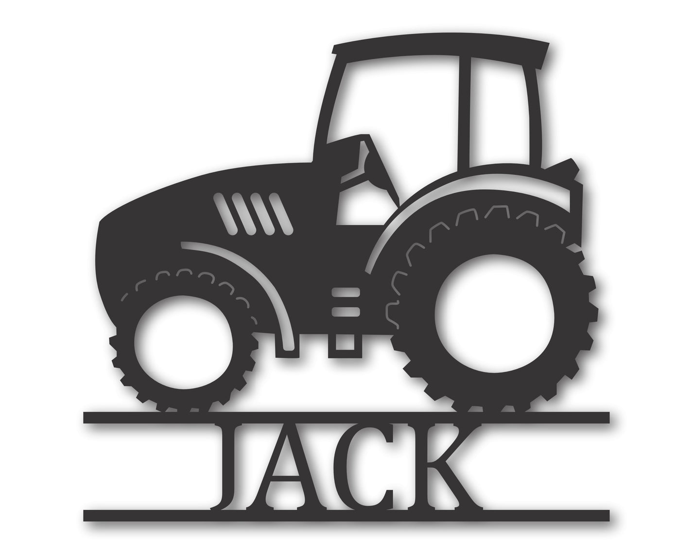 Custom Metal Tractor Wall Art | Indoor Outdoor | Up to 46" | 20+ Color ...